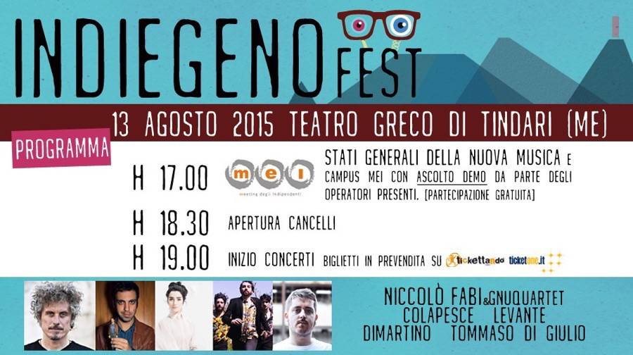 Indiegeno Fest 2015. I protagonisti della nuova edizione e l'intervista ...