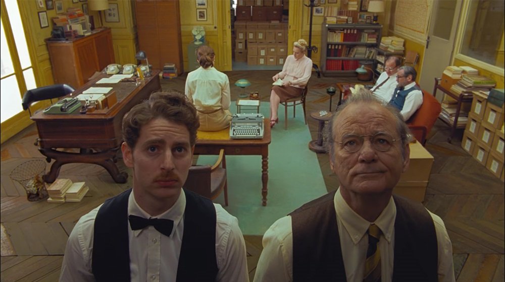 "The French Dispatch". Bill Murray, Tilda Swinton e Timothée Chalamet ...