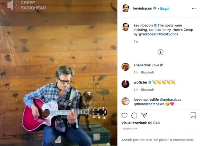Kevin Bacon & le capre. La cover di “Creep” dei Radiohead - Notizie ...