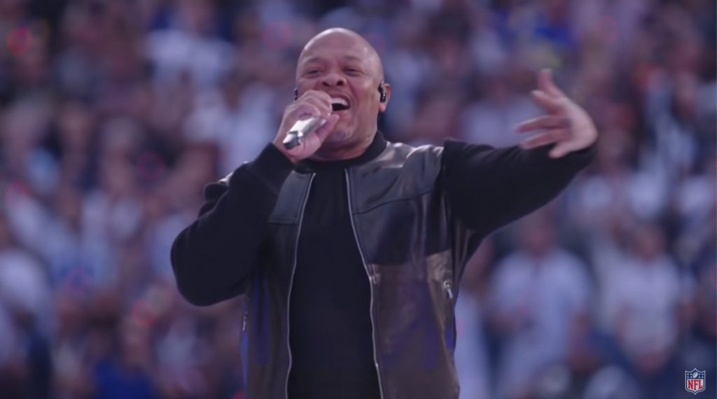 Super Bowl Halftime Show 2022. Dr. Dre, Eminem, Lamar, Blige, Dogg e 50 ...